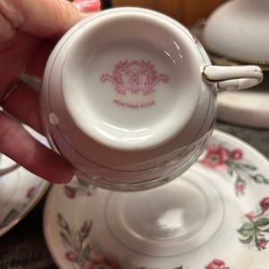 Vintage | Dining | Vintage Montana Rose Monarch Cups And Saucers | Poshmark